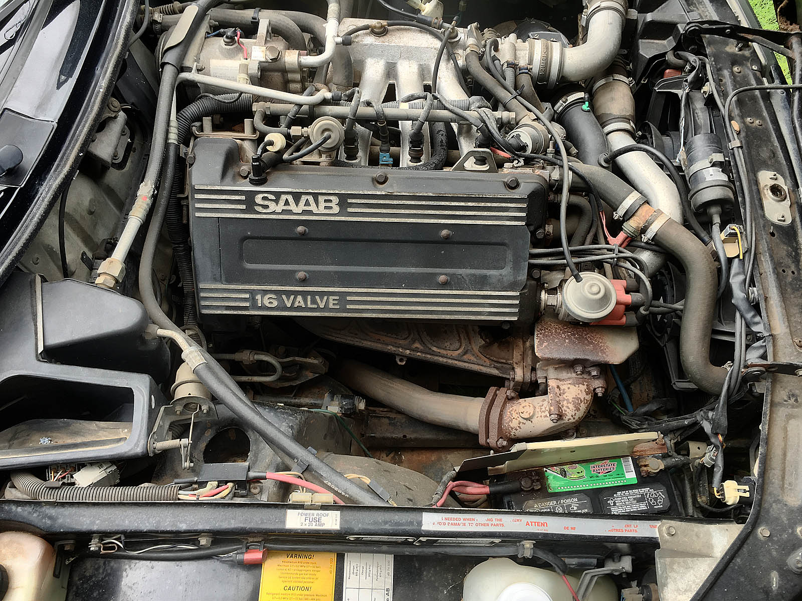 1991 Saab 900SE 4cyl 2.0L 16 Valve DOHC Turbo Convertible